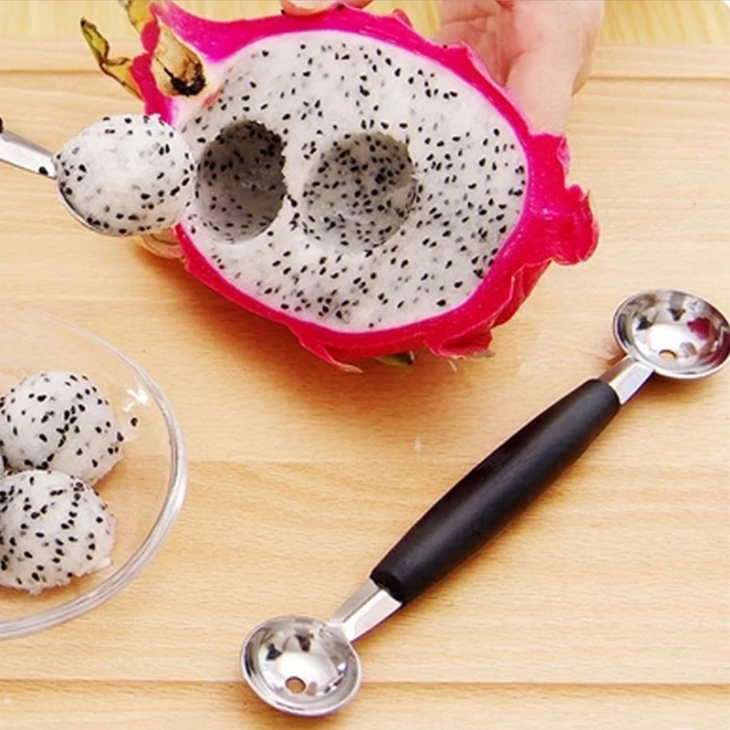 Stainless Steel Digging Fruit Spoon Melon Ball Maker Fruit Cutter Ice