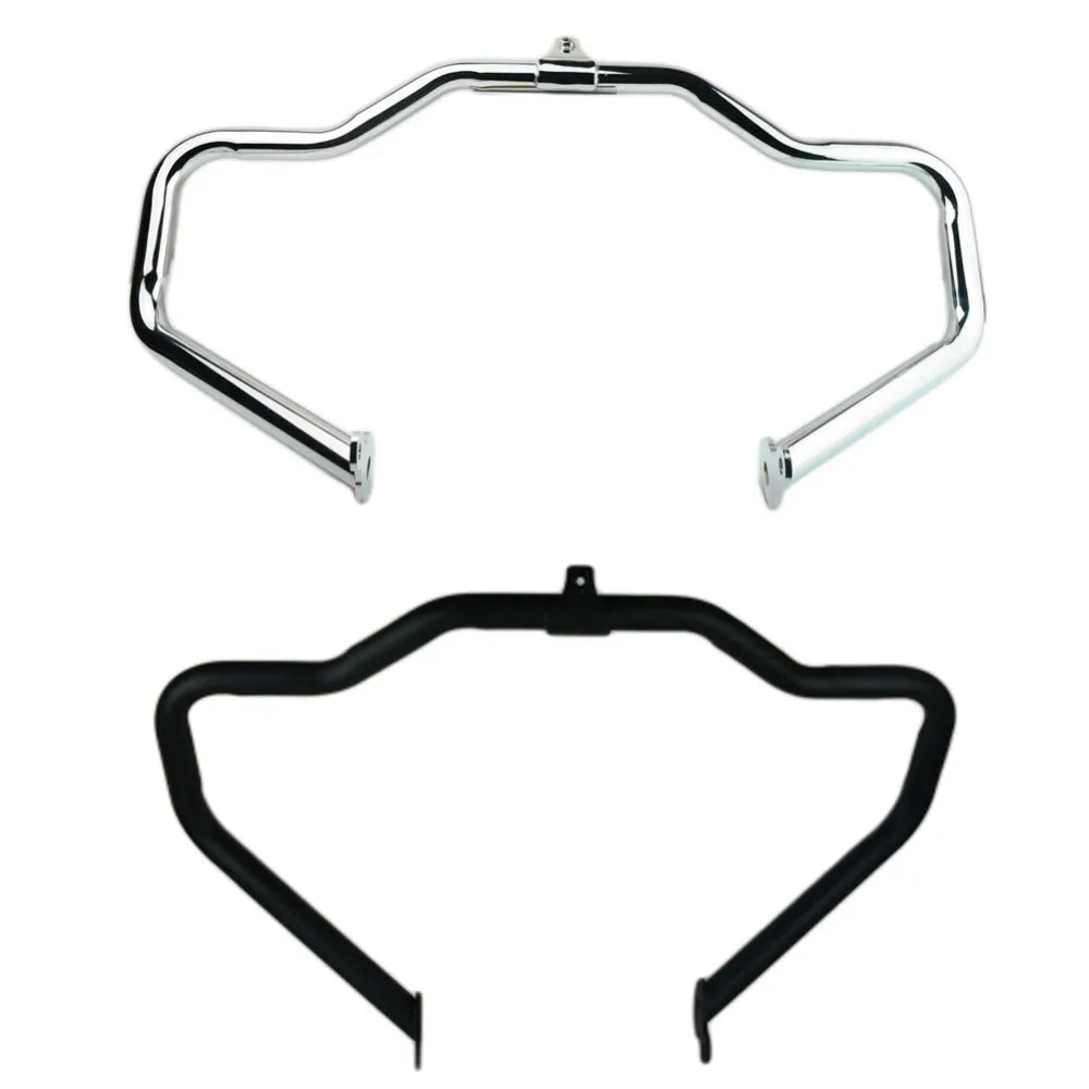 Chrome-Engine-Guard-High-Way-Crash-Bar-Bumper-Protection-For-Harley ...