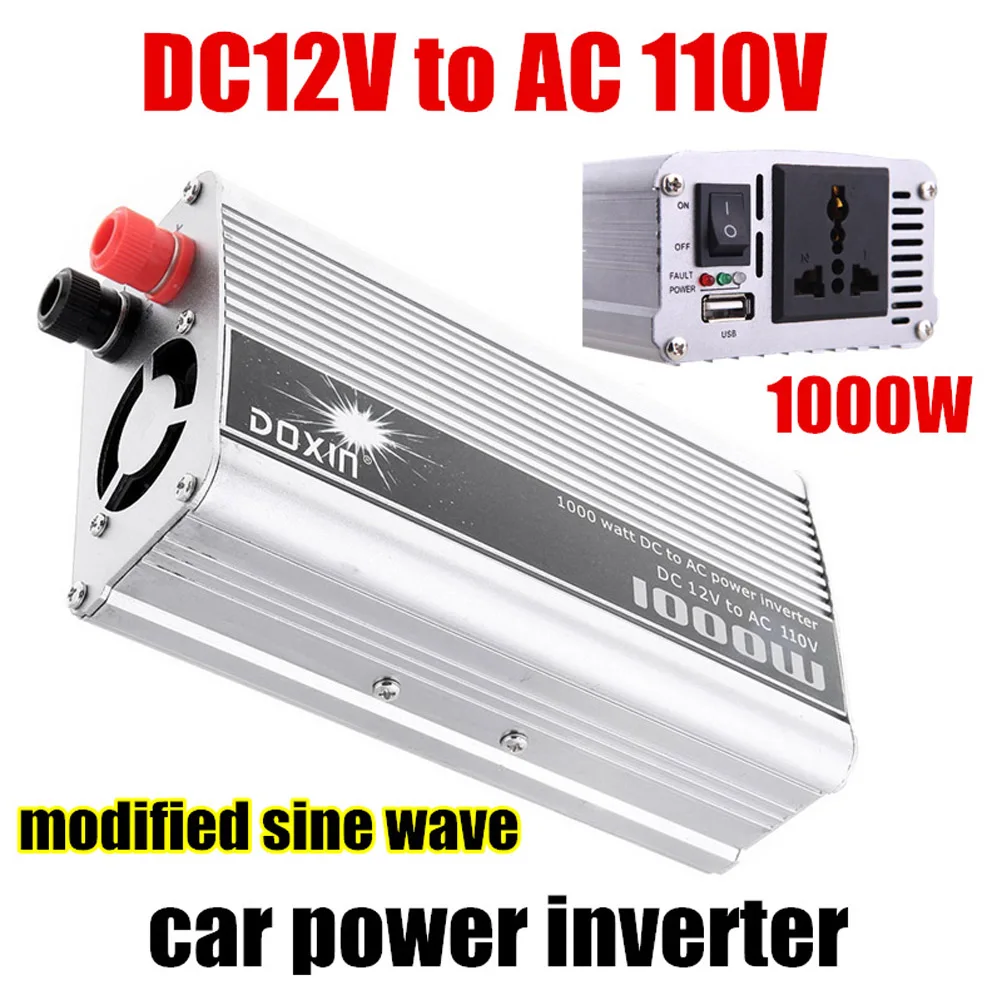 1000W car inverter converter Car Power converter supply switch inverter ...