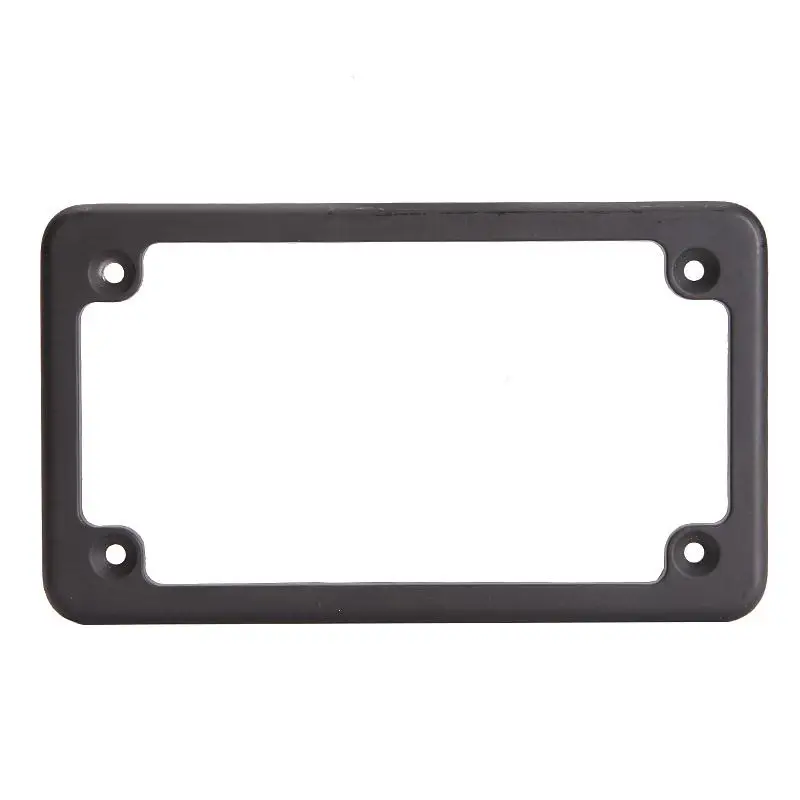 Black Steel Metal License Plate Frame For Honda Kawasaki Yamaha Suzuki ...