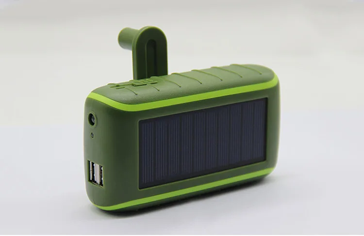 Hand Dynamo & Solar Energy Outdoor USB Charger portable external ...