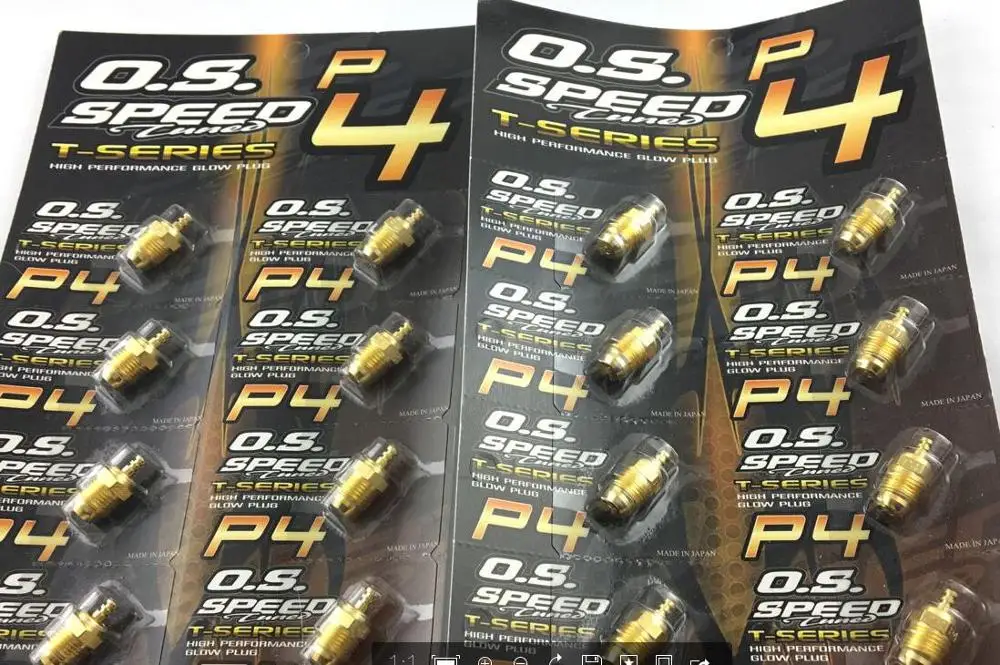 O.s. Os Engines Glow Plug P4 Gold Turbo Glow Plug 24k Gold 1pc - Parts ...