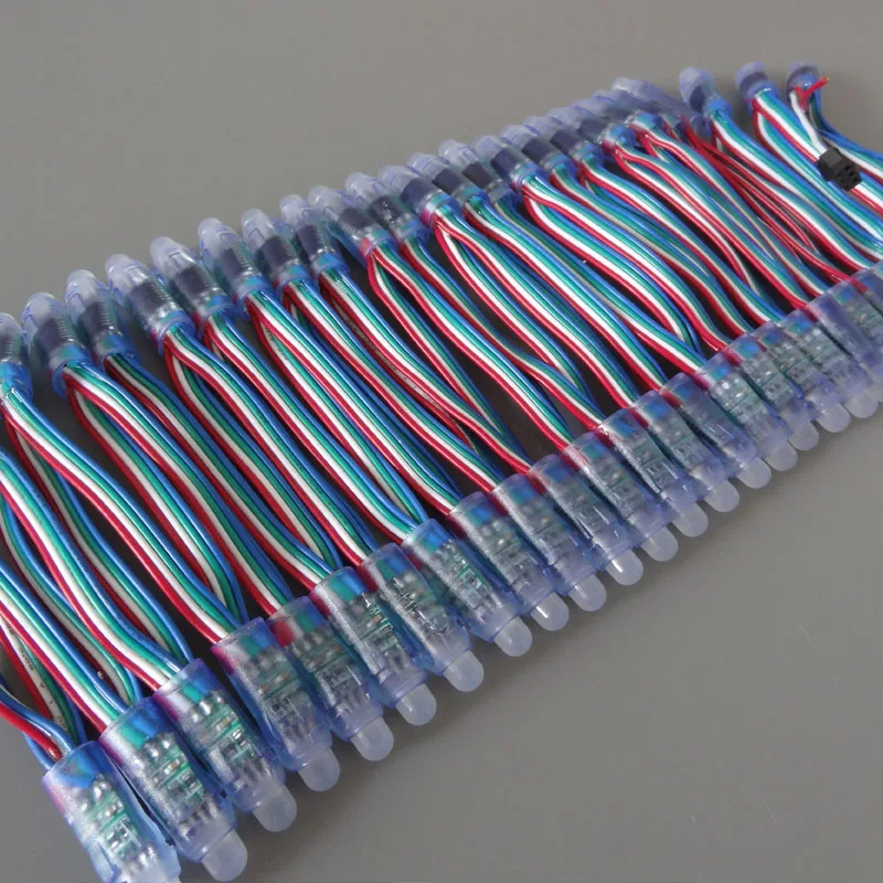 50pcs-string-12mm-5V-addressable-LPD6803-LED-pixel-module-light-digital ...