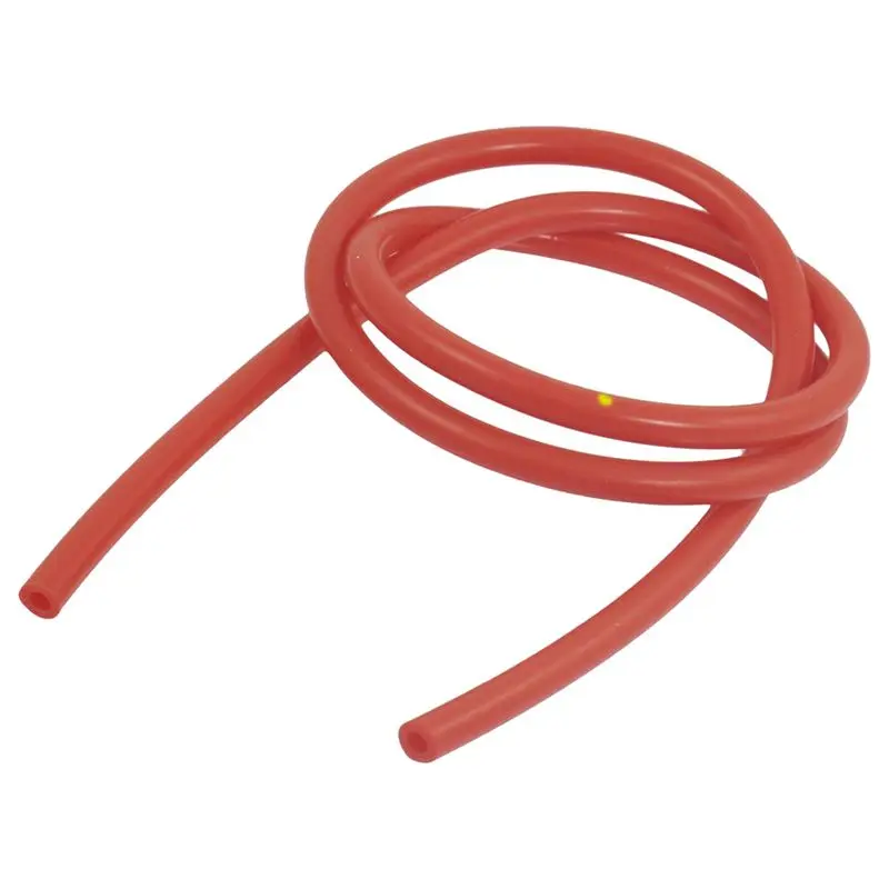 4 Mm Diameter 8 Mm Outside Diameter Silicone Vacuum Hose Red in