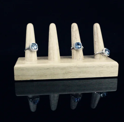 New Fashion Ring Display Holder Ring Display Rack Solid Wood Jewelry ...