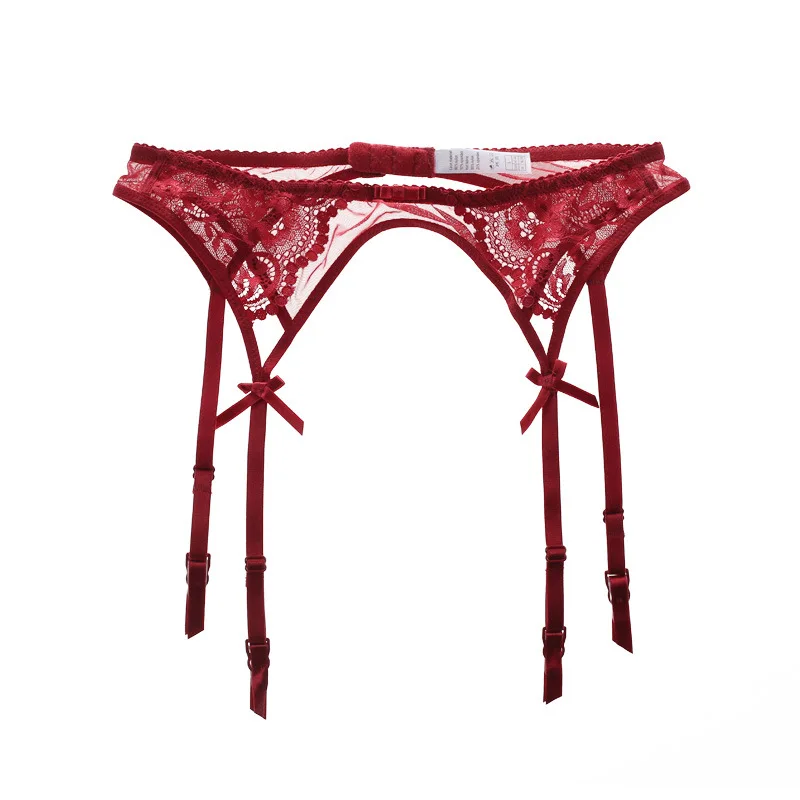 Attendre 섹시한 신부 가터 스타킹 벨트 하네스 파스텔 고스 여성 레이브 레이스 웨딩 가터 바디 하네스 란제리 벨트