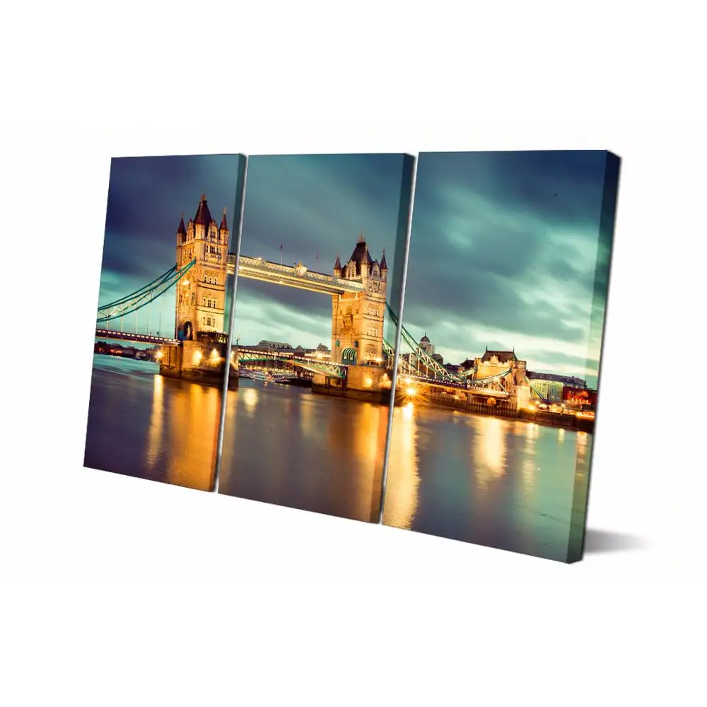 Drop shipping 3 Panel printed painting Landscape painting Wall Art ...