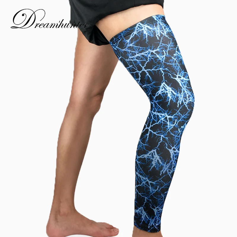 Lengthen Basketball Knee Leg Warmers Brace Cycling Knee Calf Sleeves ...