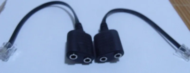 Headset Buddy Adapter: PC Headset to CISCO Phone Jack, Dual 3.5mm to ...