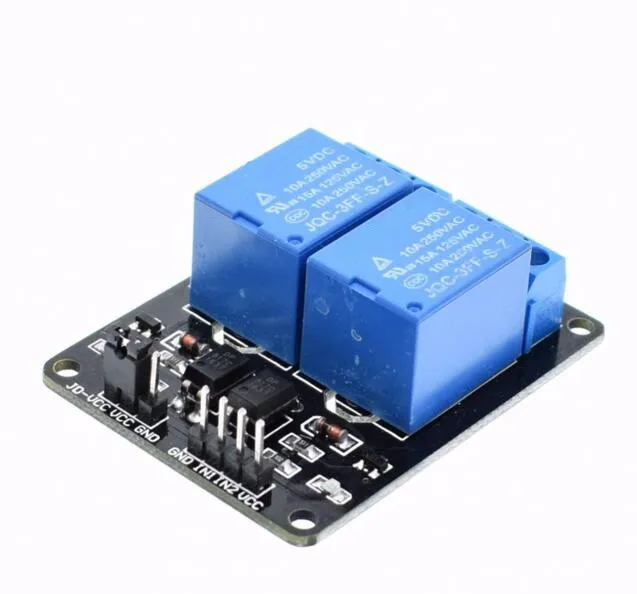 10pcs 2 channel New 2 channel relay module relay expansion board 5V low ...