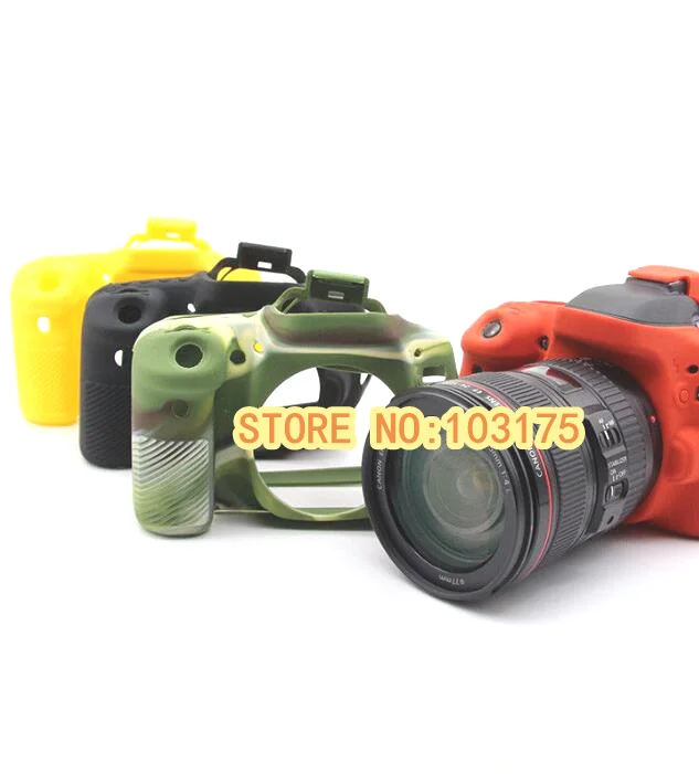 New Soft Silicone Case Protective Bag Rubber For Canon 80d Cover Camera ...