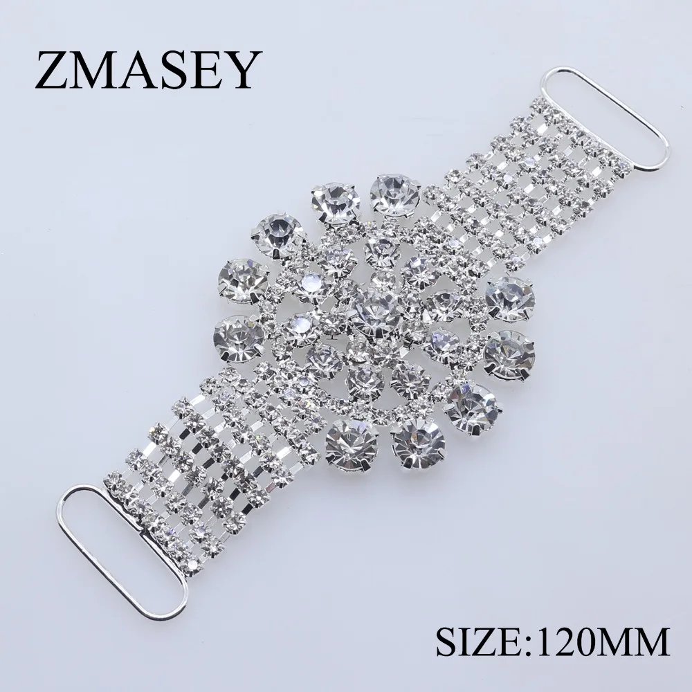 1pc Lot 120mm Rhinestones Bikini Buckles Rhinestone Chain Swimwear
