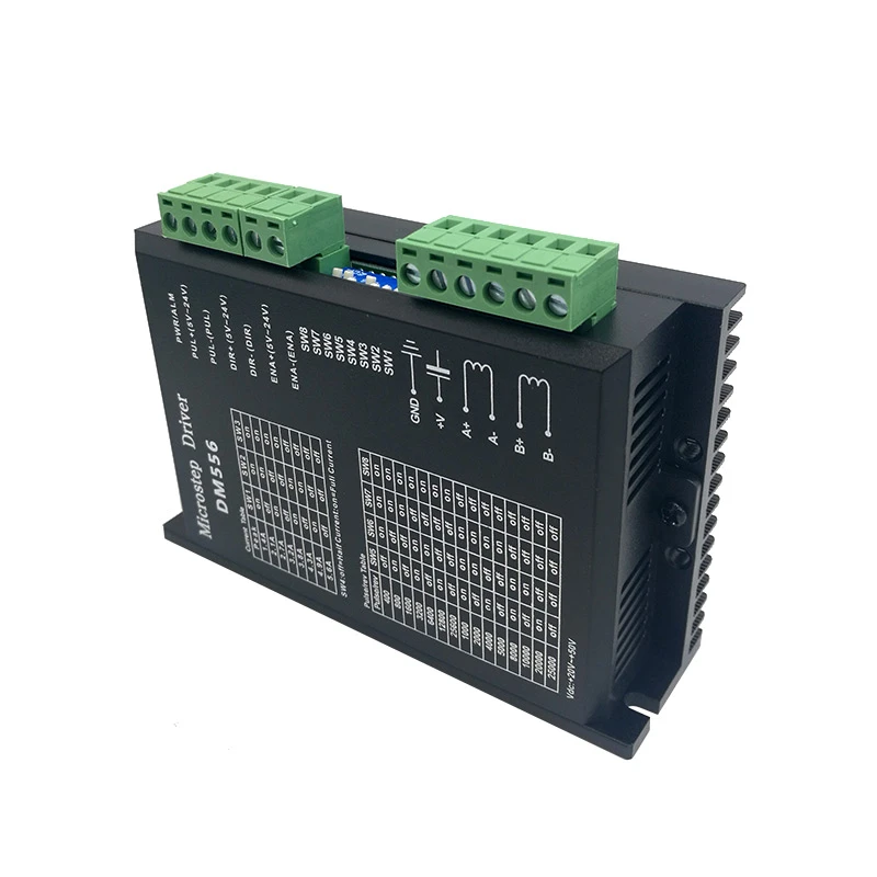 Stepper Motor Driver Dm556 2 Phase 42/57 Stepping Motor Controller 24v-50v Nema23 Nema34 - Motor ...