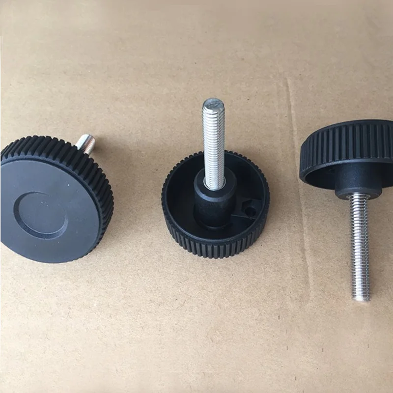 2pcs M10 Stainless Steel Large Diameter Knob Screw Dimple Face Round ...