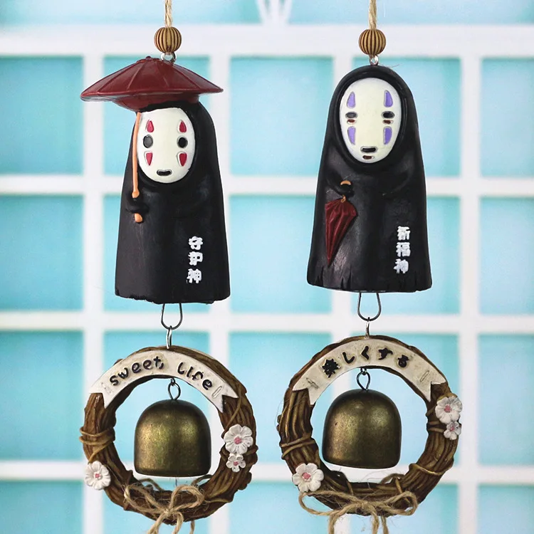 New Hot 1pcs NO FACE Windbell Action Figure Japanese Anime Kaonashi ...