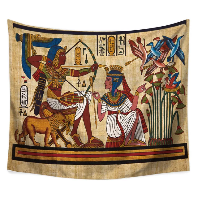 Egypt Egyptian Tapestry Wall Hanging African Anubis Large Traditional ...
