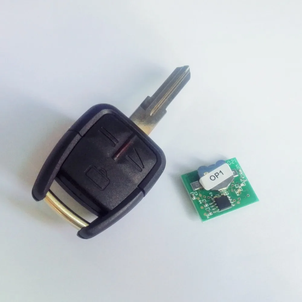 3 Button Remote Key + New Remote & Transponder ID40 Chip For Vauxhall ...