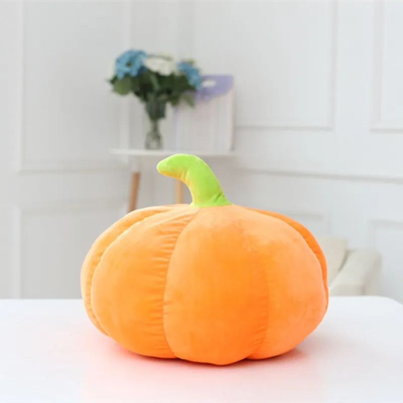 New Arrived Pumpkin Plush Pillow Cute Soft Stuffed Doll Halloween ...