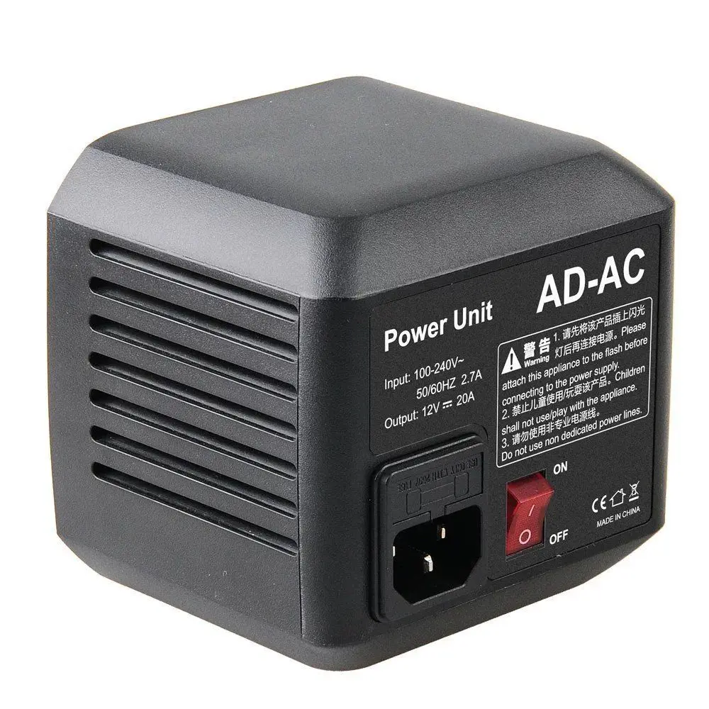 Godox Ad-ac Ac Power Unit Source Adapter With Cable For Ad600b Ad600bm ...