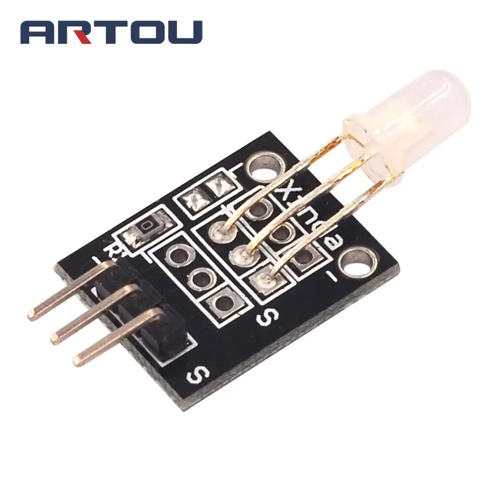 1pcs Ky-011 5mm Two Color Red And Green Led Sensor Common Cathode ...