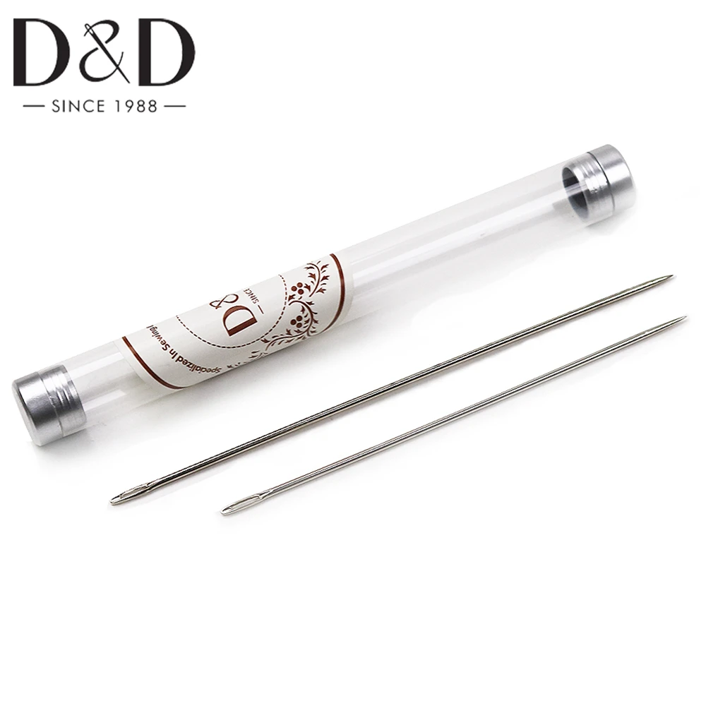 15cm/12.5cm 2pcs Big Size Large Long Steel Needle Big Holes Sewing ...