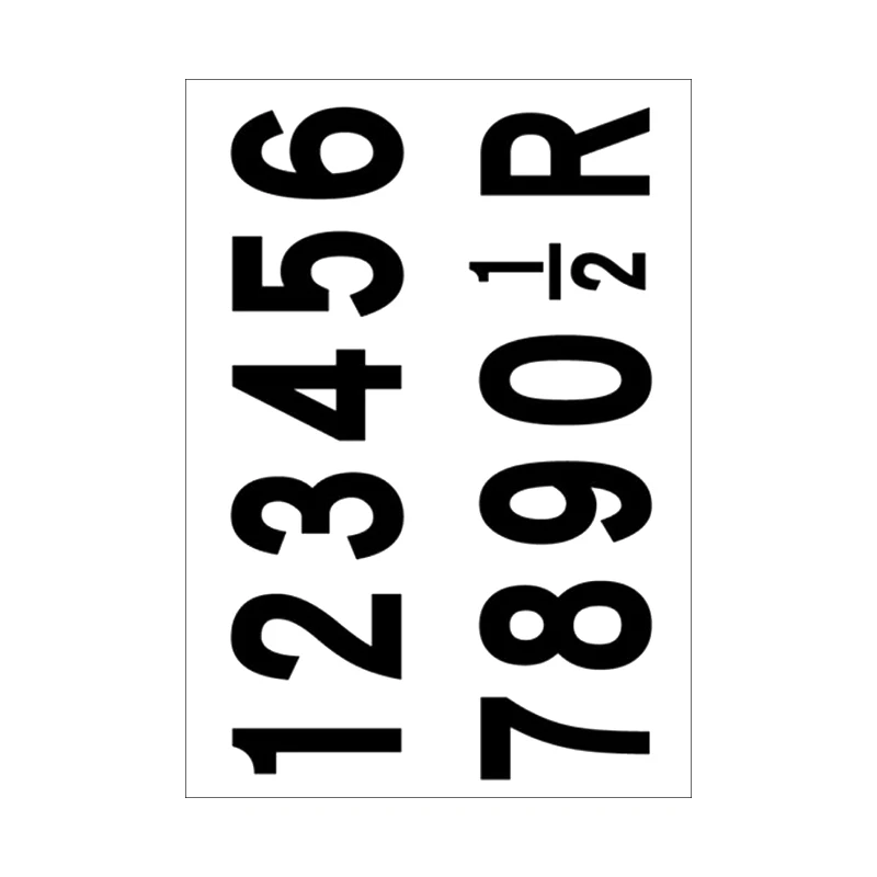 Number Scrapbook DIY photo cards account rubber stamp clear stamp ...