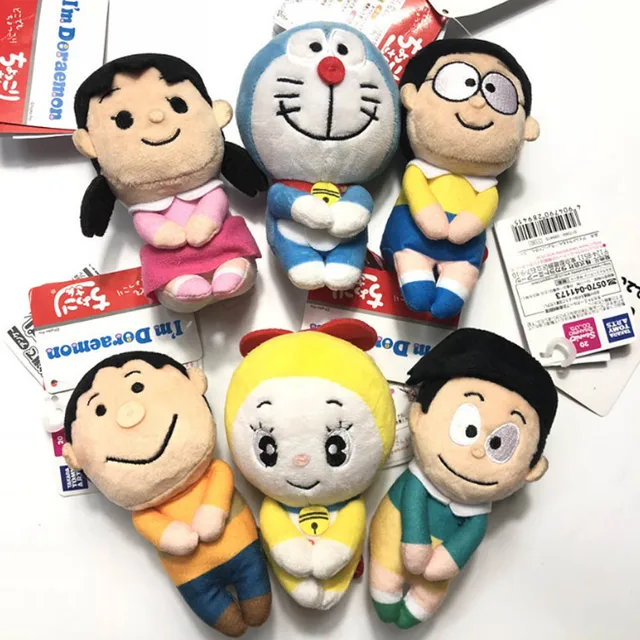 20/Lot Nobita Shizuka-chan Sneech Doramichan Tomy Big G 12CM Sitting ...