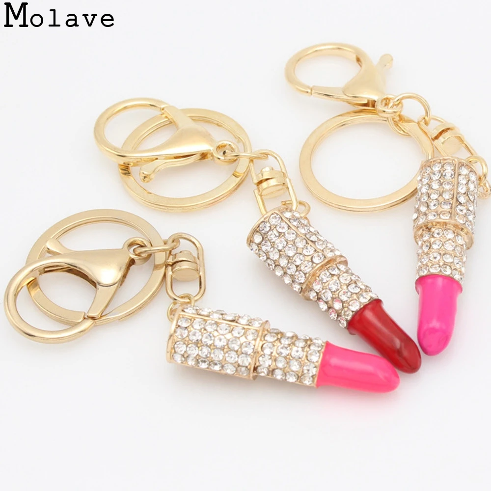 Aliexpress.com : Buy 2017 New Fashion Design Crystal Lipstick Decor ...