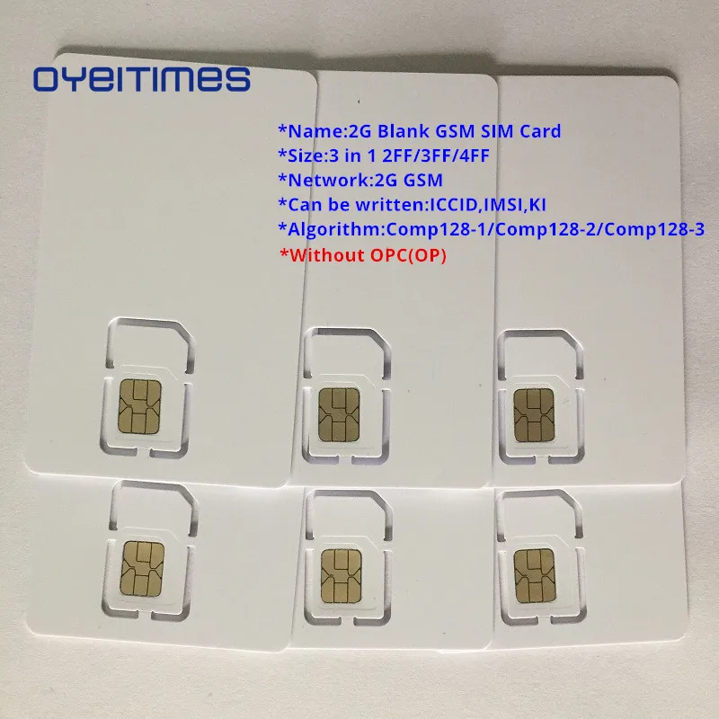 OYEITIMES 2G GSM SIM Card Blank SIM Card Mobile Phone SIM Card ICCID ...