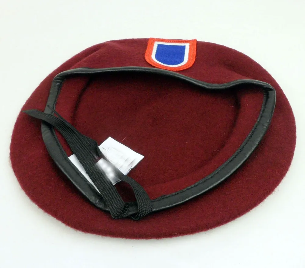 US Army 82nd Airborne Division Red Beret US Special Forces Beret Hat ...