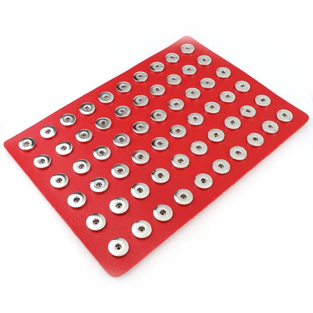 18mm 60pieces Snap Button Display Boards PU Leather Snap Display for ...