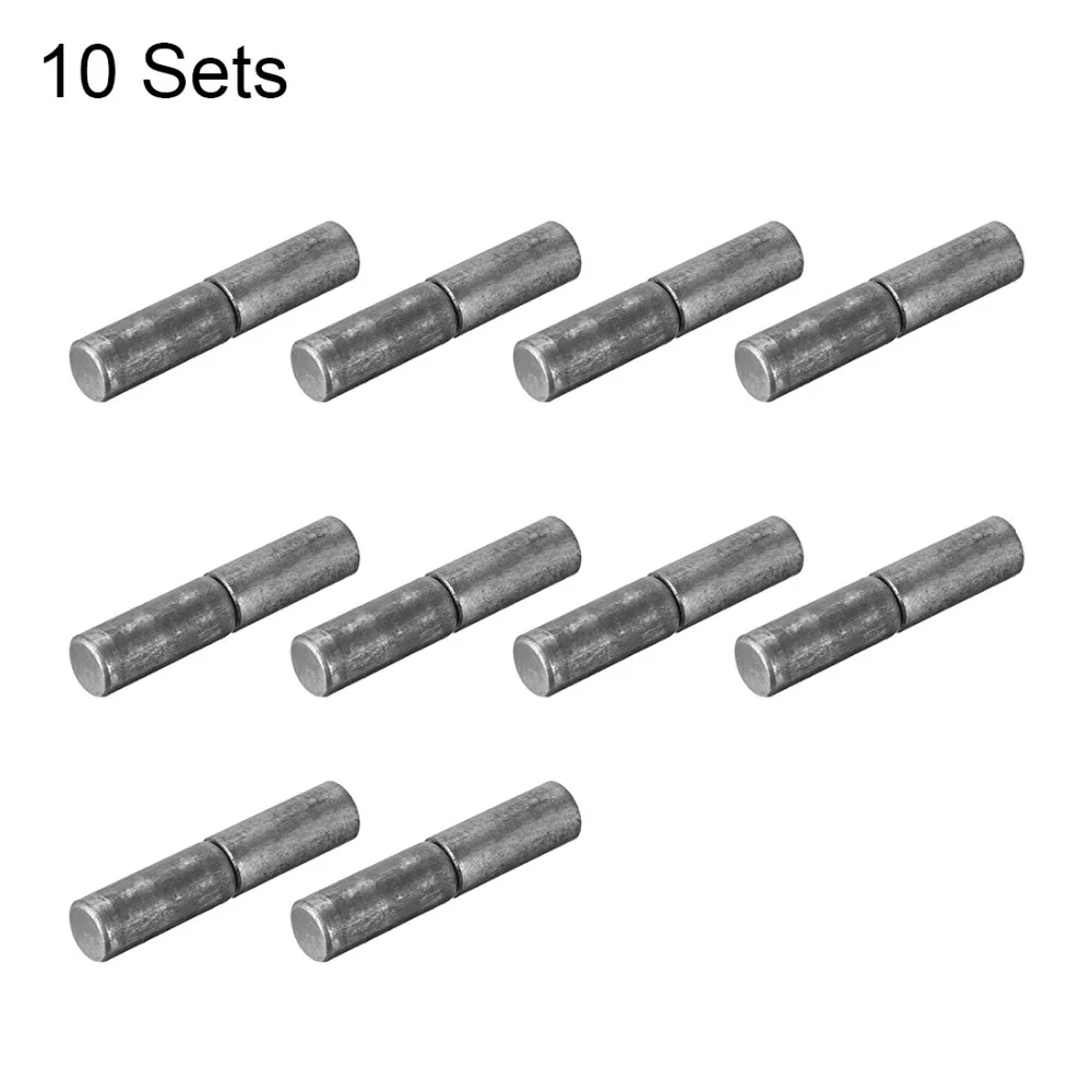10Set-Welded-Hinged-Cylindrical-Removal-Door-Shaft-Hinges-32x8-37x9 ...