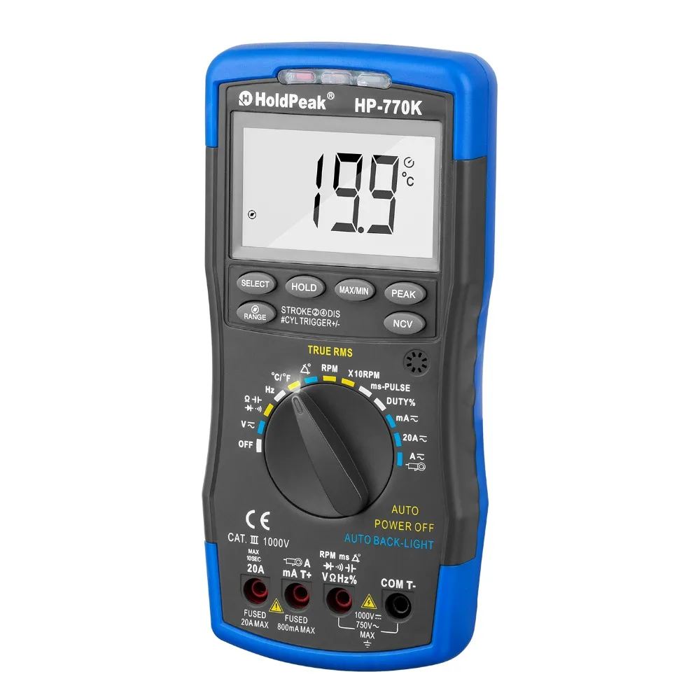 HP-770K Digital Automotive Multimeter Car Engine Analyzer (HP 770K)