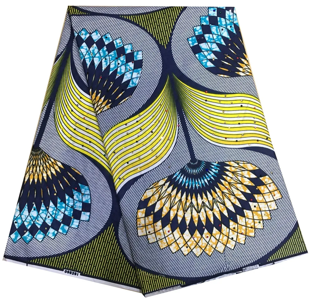 african wax fabric with stones high quality real wax ankara fabric java ...