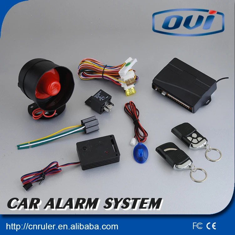 Universal Anti hijacking Car Alarm System with Cnetral Door Locking ...