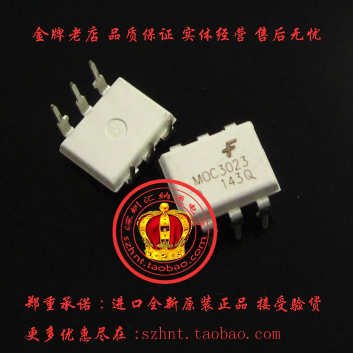 DIP MOC3023 Triac Driver Optocouplers DIP 6 import of new original HNT ...
