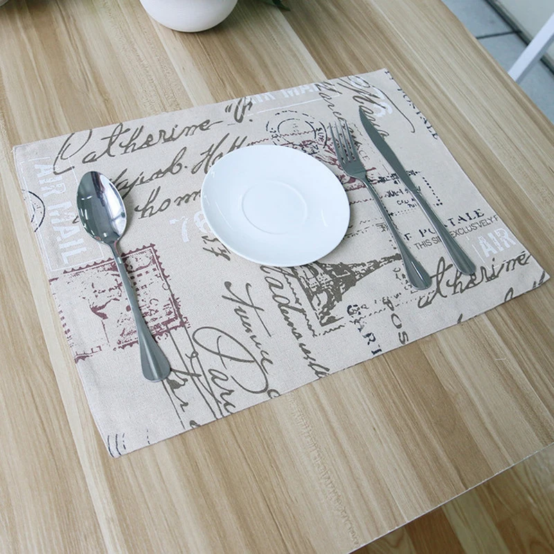 4Pcs-Europe-Tower-Dining-Table-Mat-Kitchenware-Table-Coasters-Crochet ...