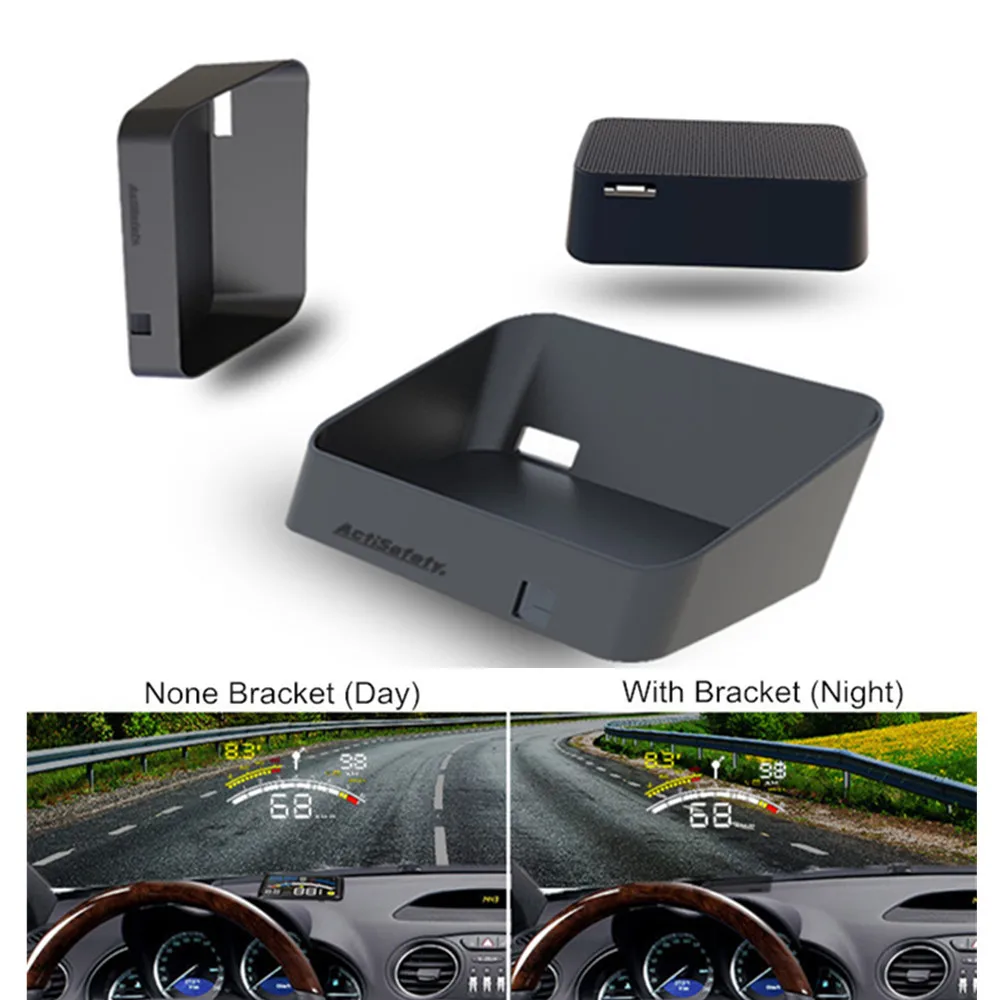 5.5" Car HUD Holder Bracket OBDII OBD2 Port Head Up Display Brackets ...