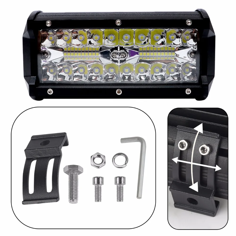 ¡Nuevo producto! Focos Led de 7 pulgadas y 120W, barras de luces LED ...