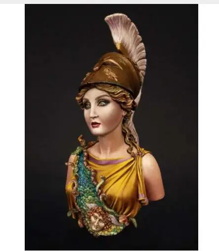 New Unassembled 1/10 Ancient Athena Parthenos Woman Bust Resin Kit Diy ...
