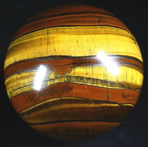 001110 TIGER'S FERRO EYE/TIGEREYE Esfera, Bola de Cristal|ball ball ...