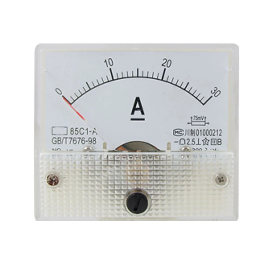 MYLB 85C1 Analog Current Panel Meter DC 30A AMP Ammeter|dc analog ...