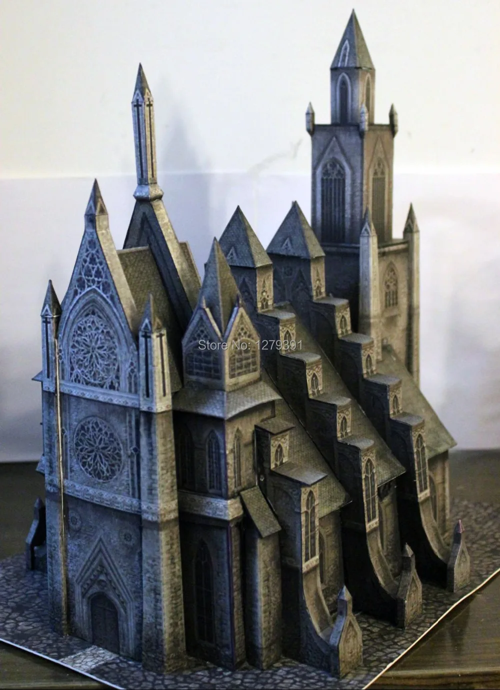 Free Shipping 1:100 Architecture Medieval Orthodox Cathedral Paper ...