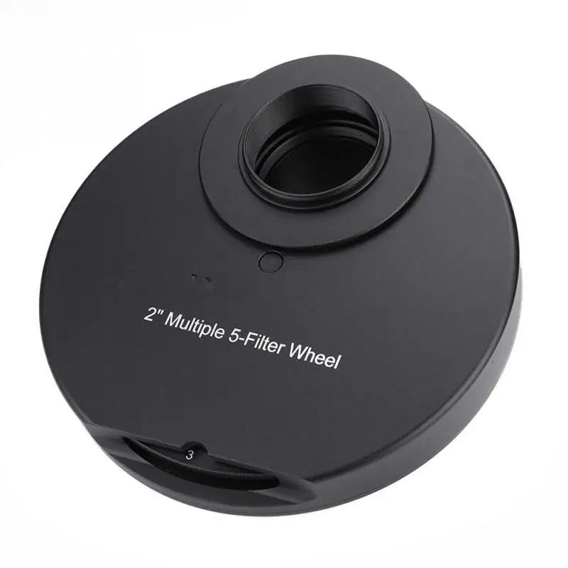 2 Inch Multiple 5 Filter Wheel Position Manual Filters Wheel For Telescope Astrophotography