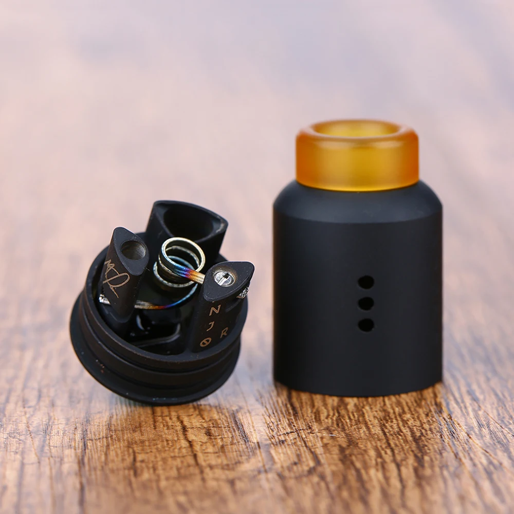 Original AtomVapes Njord RDA Atomizer Tank 24mm E Cigarette Two Posts ...