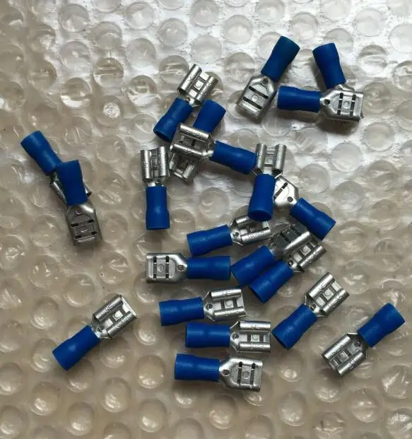 100 Sets Mdd2-250 Fdd2-250 Rézterminálok 1,5-2,5 Mm2 Férfi És Női Szigetelési Ízületi Végső ...