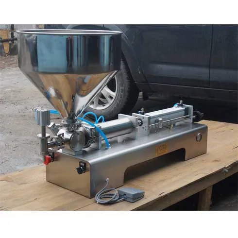 Food-Filling-Machine-Single-Nozzle-Paste-Large-Hopper-Rotary-Valve ...