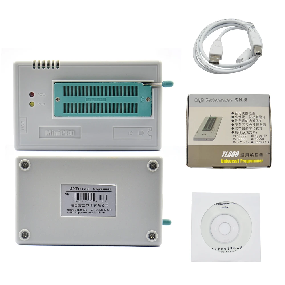 TL866 II MINI PRO TL866 Plus USB Универсальный программатор EEPROM ...