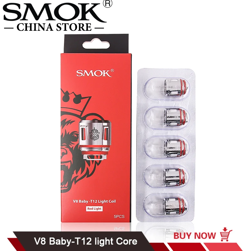 Orginal SMOK TFV8 Baby Coil V8 Baby T12 Red Light Coil Fit V12 Baby ...