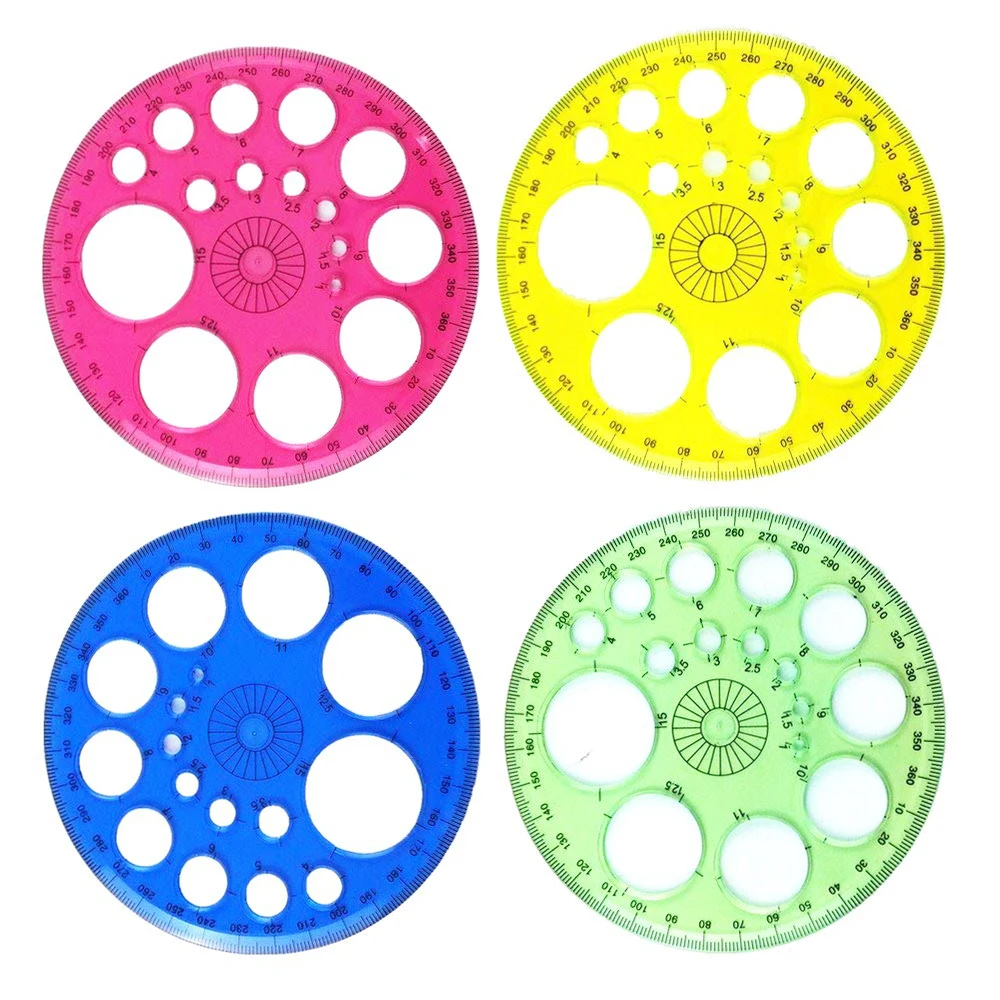 1Pc-360-Degrees-Round-Ruler-Sewing-Tailor-Rulers-Curve-Drawing-Craft ...